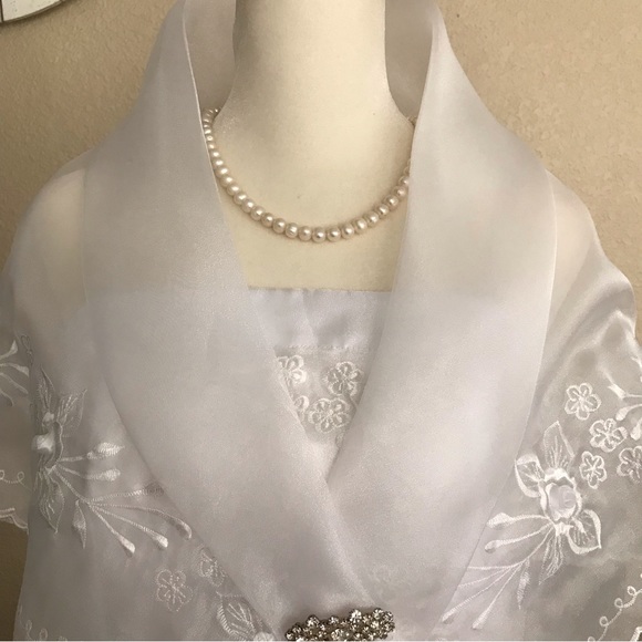 Dresses | Beautiful White Maria Clara Filipiniana Gown With Classic ...